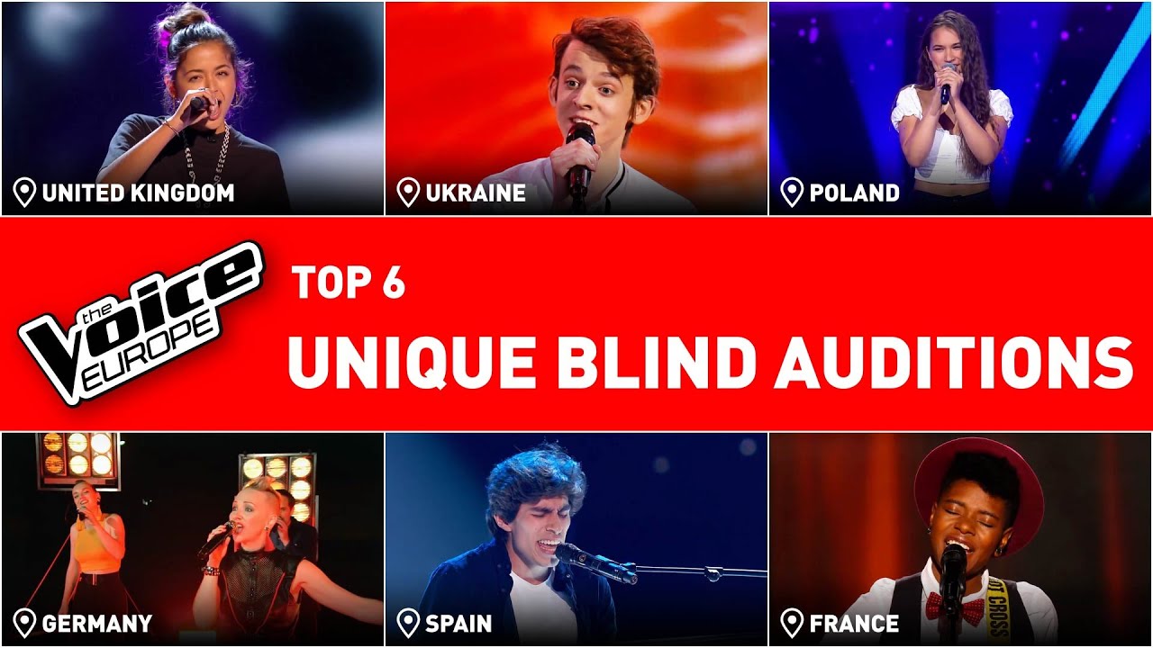 The MOST UNIQUE Blind Auditions in The Voice! | TOP 6 - YouTube