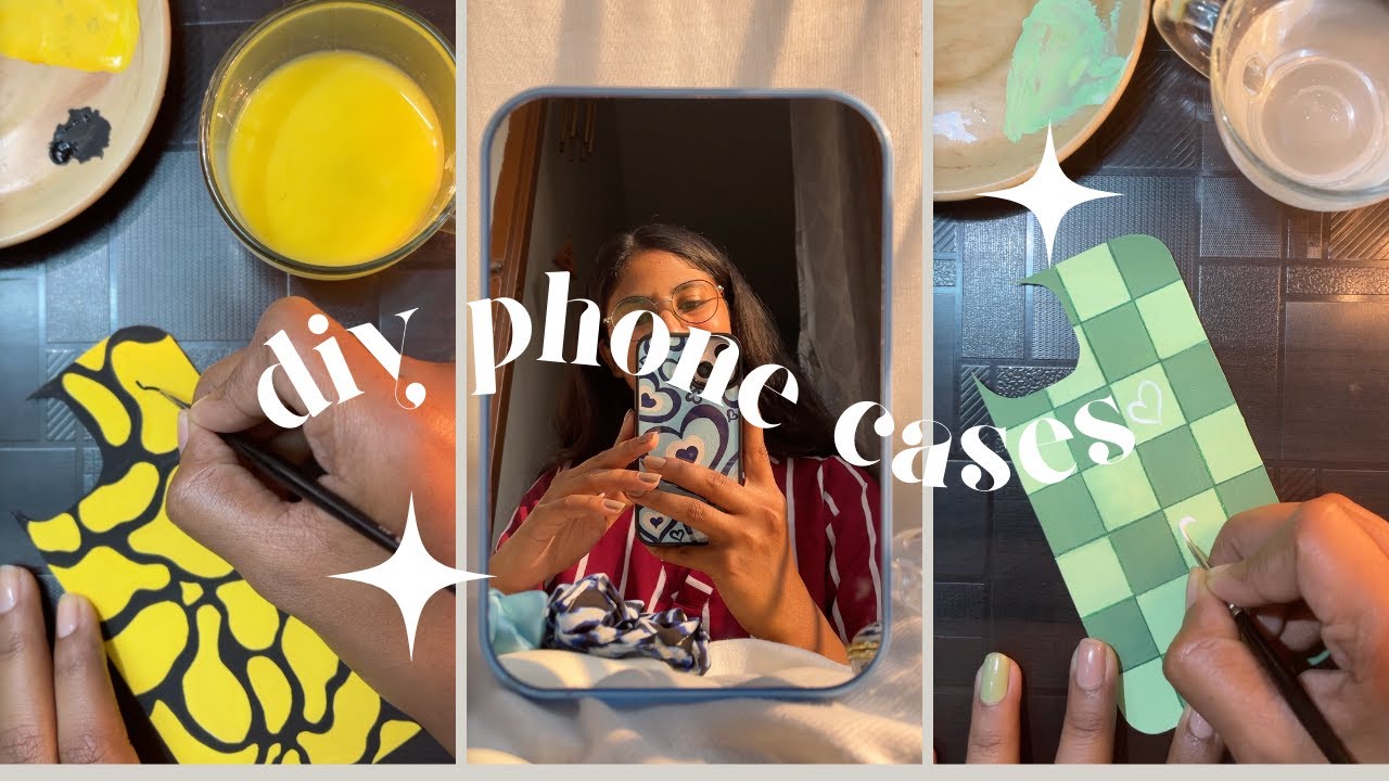How I make my own DIY phone case | Art ideas🌈 - YouTube