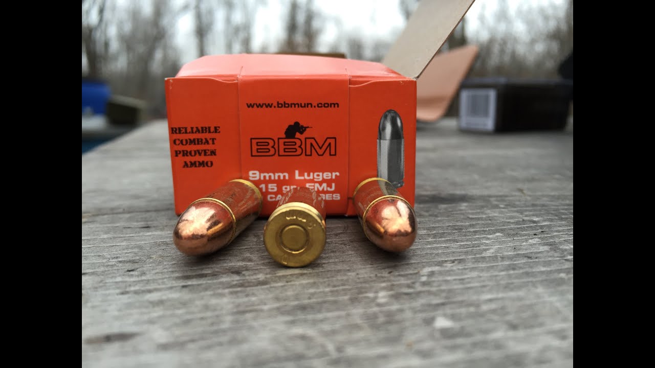 9mm, 115gr FMJ Battle Born Munitions (BBM) Velocity Test - YouTube