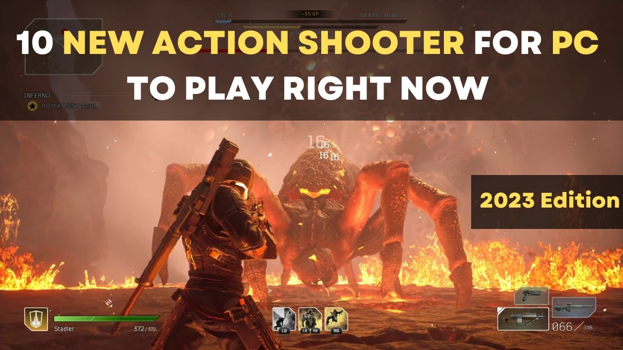 10 New Action Shooter Games for PC to play right now in 2023 - YouTube