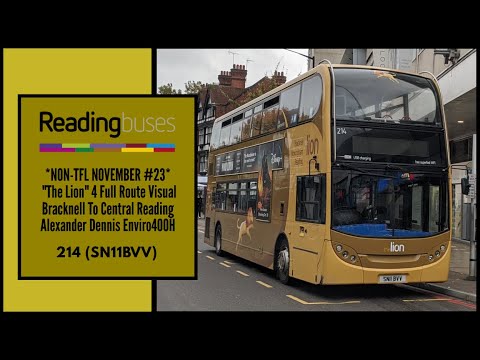 FULL ROUTE VISUAL | Reading Buses Route 4: Bracknell Bus Station To ...