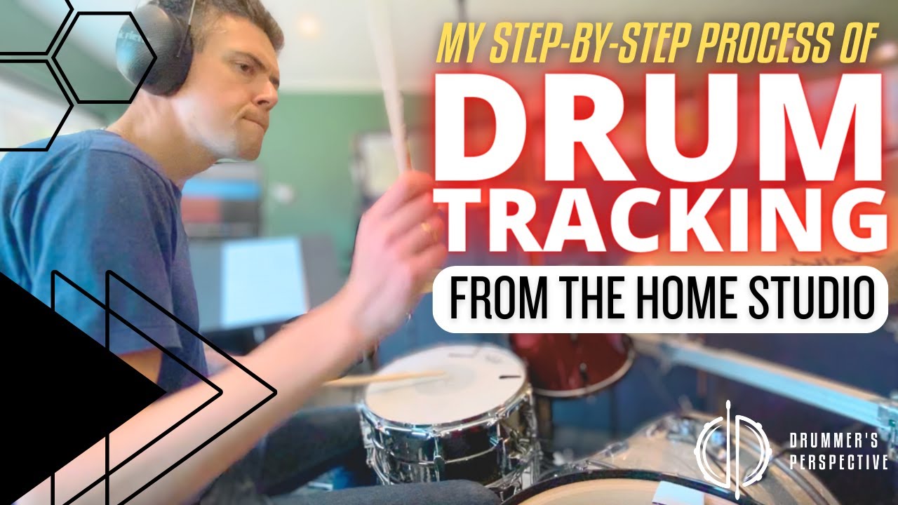 My Step-By-Step Process of Drum Tracking from the Home Studio - YouTube