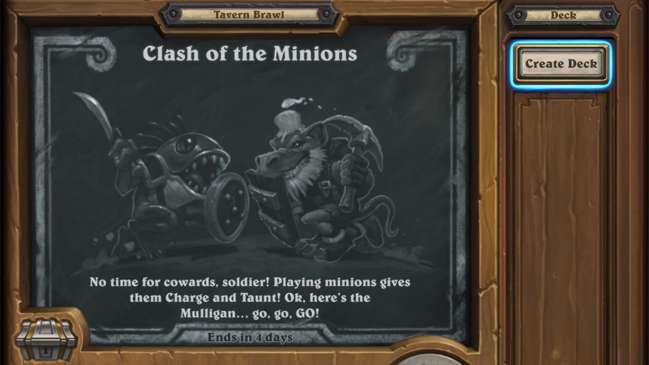 Tavern Brawl 109 - Clash of the Minions (Playing minions gives them ...