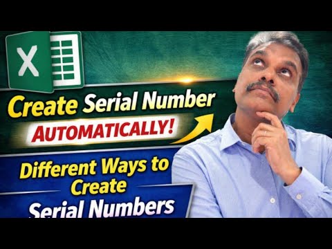 Create Serial Numbers Automatically in Excel | Multiple Easy Methods ...