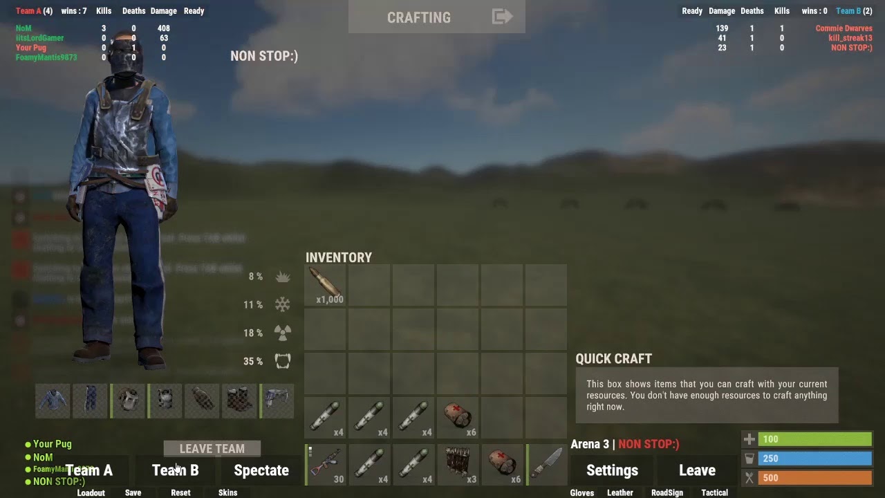 Rust bed wars And Fortnite Welcome back!!! - YouTube