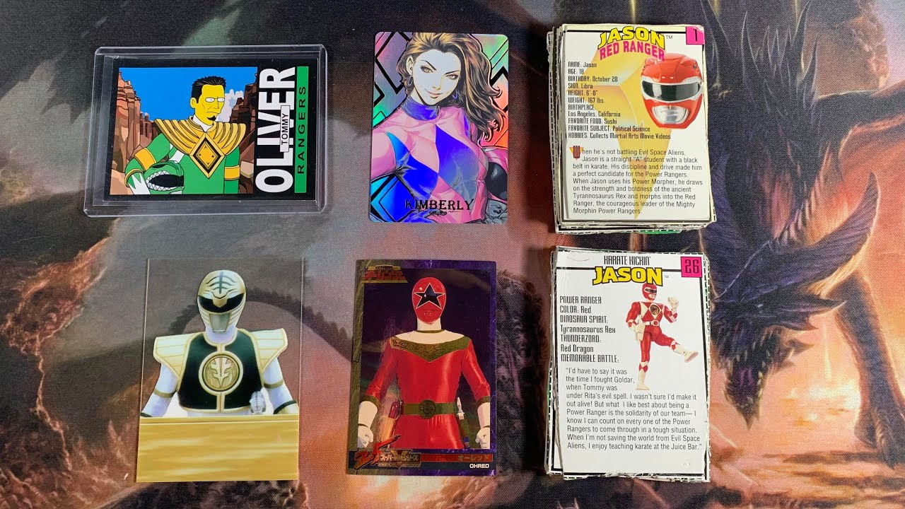 Power Rangers Card Collection Update! RARE Obscure Cards + Huge Vintage ...