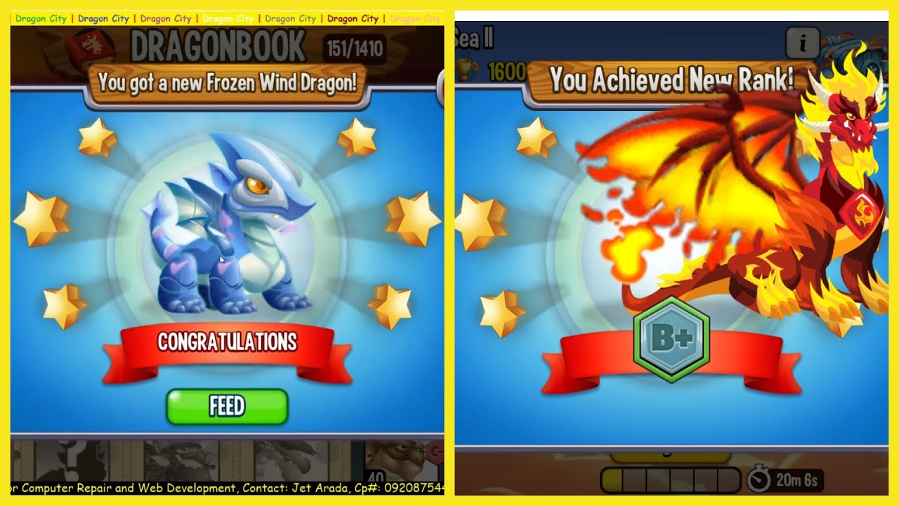 May bagong dragon, Frozen Wind at nag rank-up na si Ali (B+) - YouTube