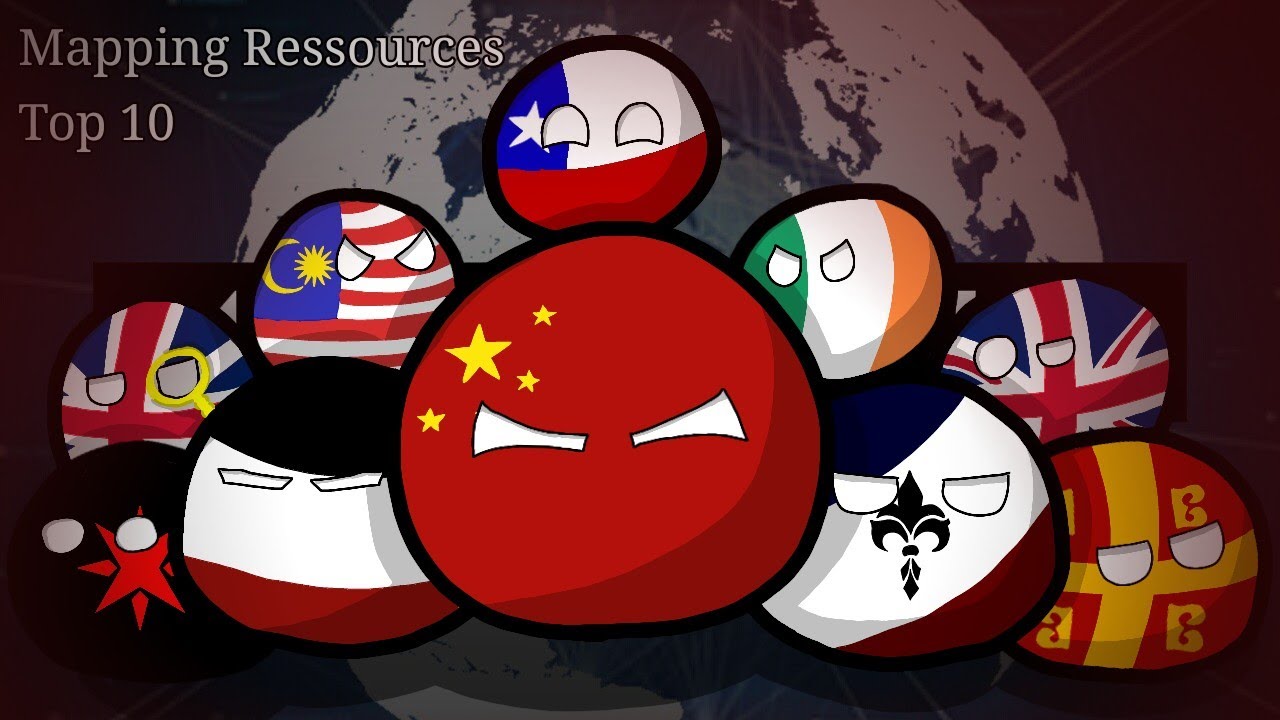 Top 10 Mapping Ressources Countryballs Speedart - YouTube