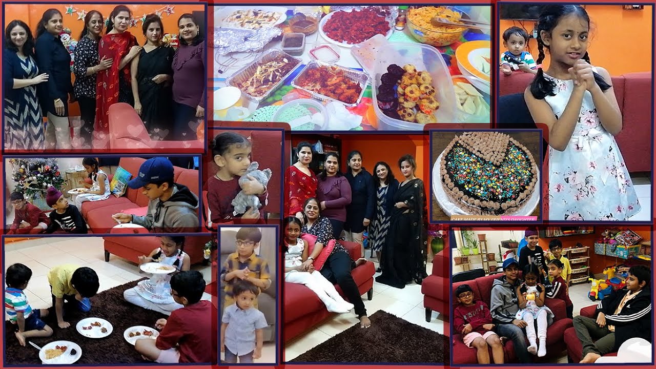 NEW YEAR'S EVE POTLUCK SNACK PARTY | LADIES AND KIDS FUN| HINDI POEM ...