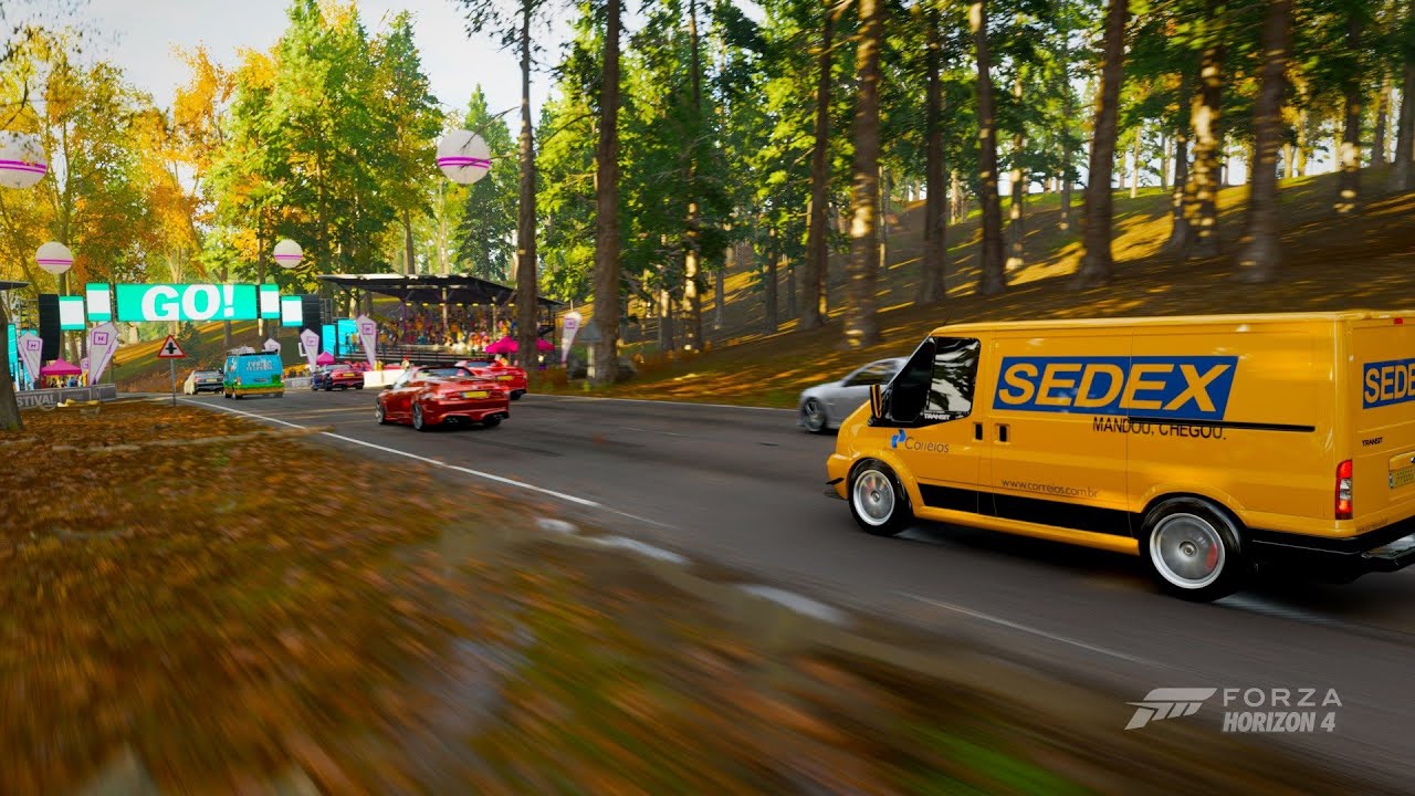 Forza Horizon 4 Van dos Correios Sedex - YouTube