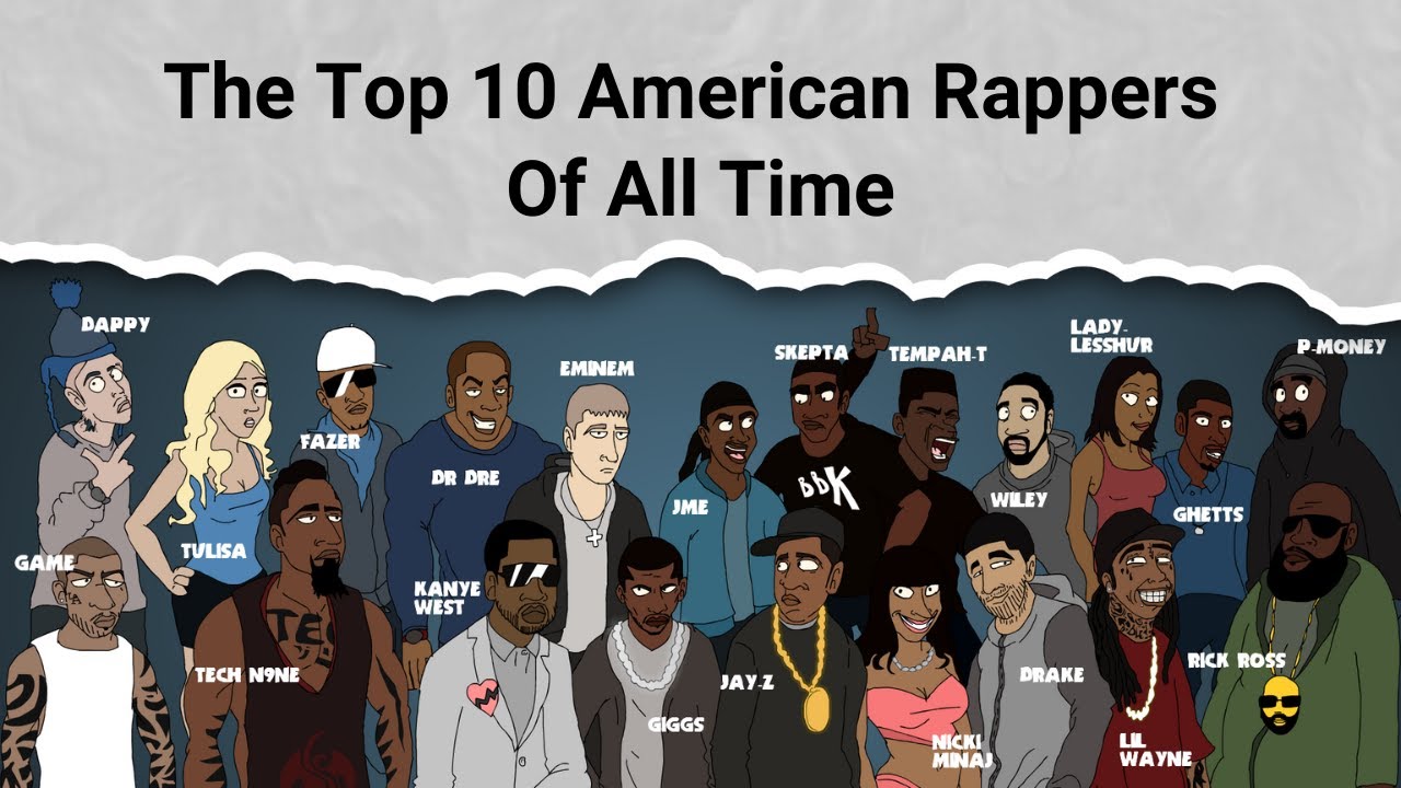 The Top 10 American Rappers Of All Time - YouTube