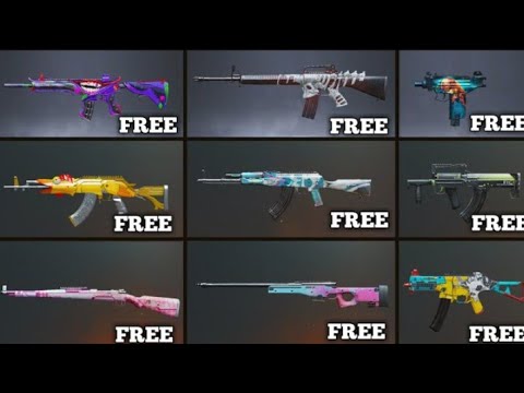 🔥Best skins of all Guns in free fire🔥 - YouTube