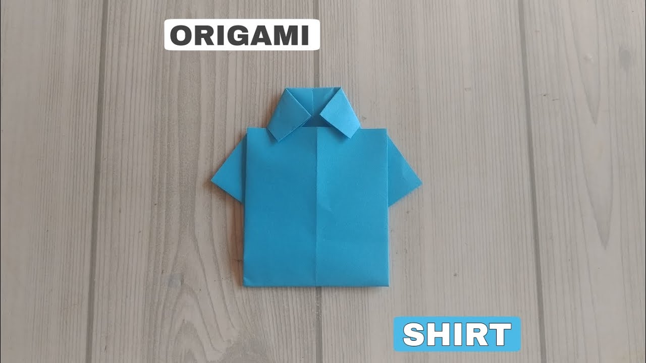SHIRT ORIGAMI | HOW TO MAKE SHIRT CRAFT STEP BY STEP| FOLDING| TUTORIAL ...