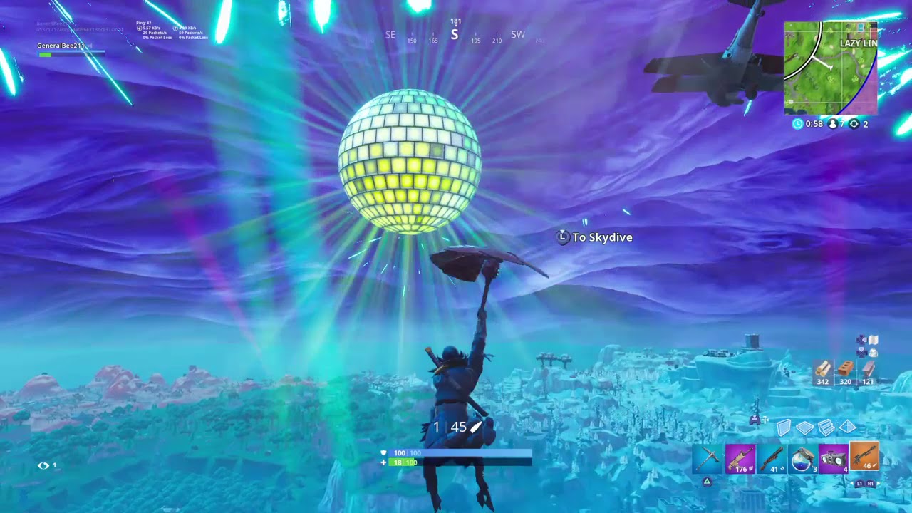 Fortnite New Years Ball Drop - YouTube