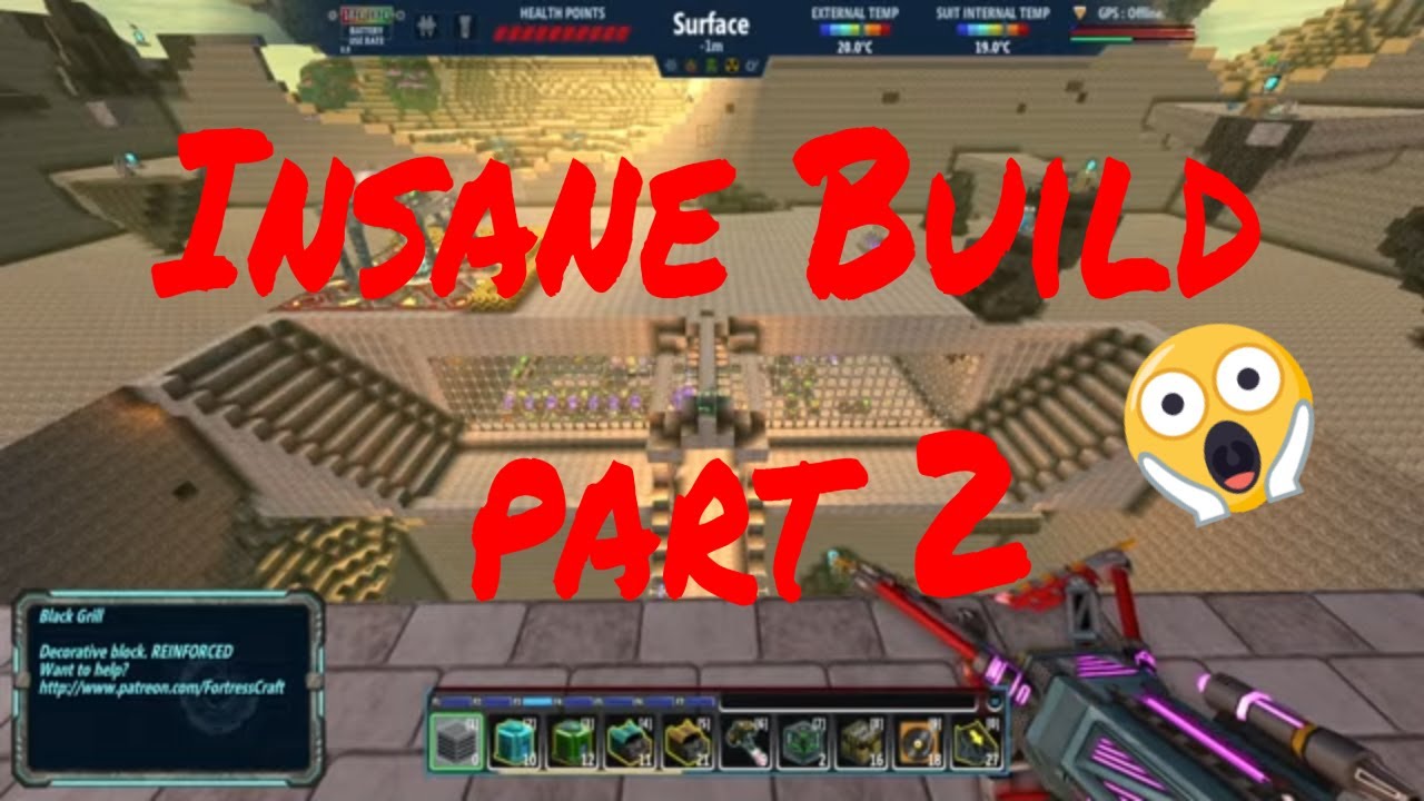 INSANE Fortress Craft Base Build!!! PART 2 - YouTube