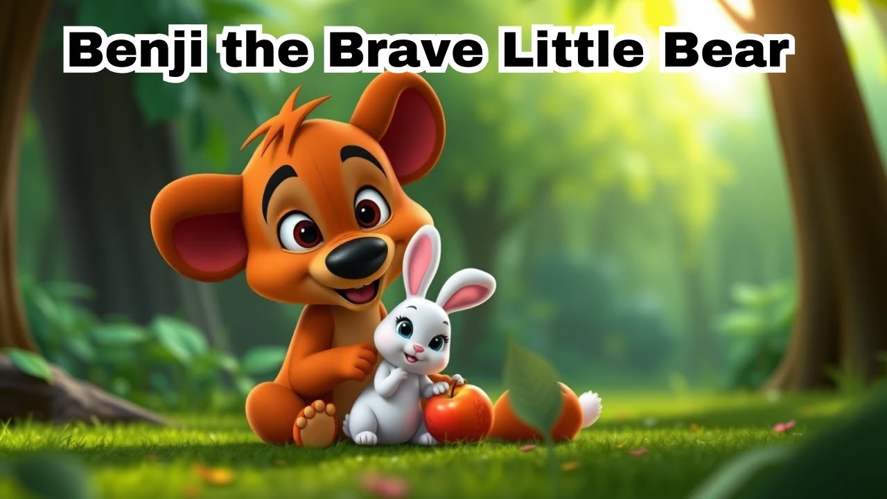 BENJI the Brave Little Bear -Short Story For Kids #nurseryrhymes # ...