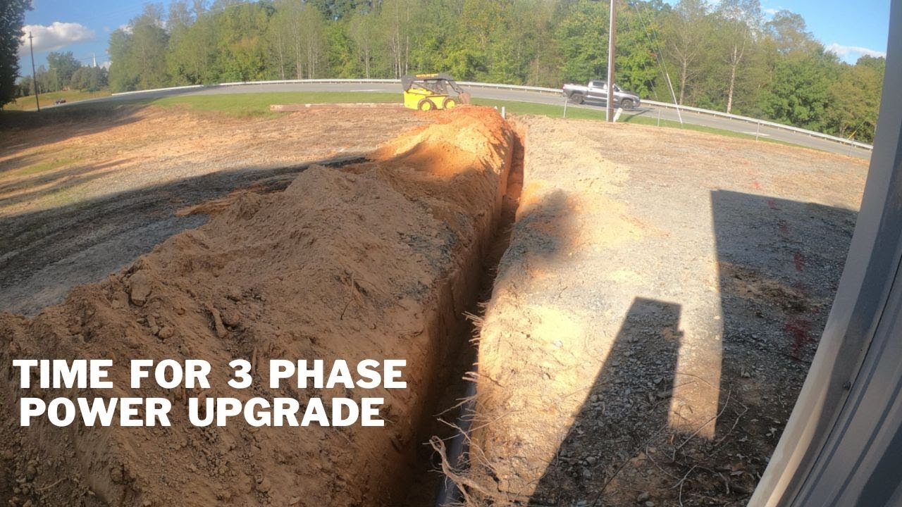 Installing 3 phase electrical service, 600 amps of power - YouTube