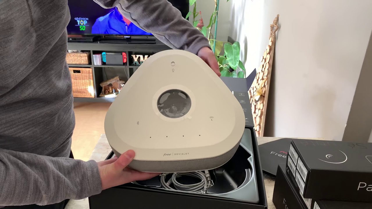 Freebox delta +devialet déballage maison - YouTube