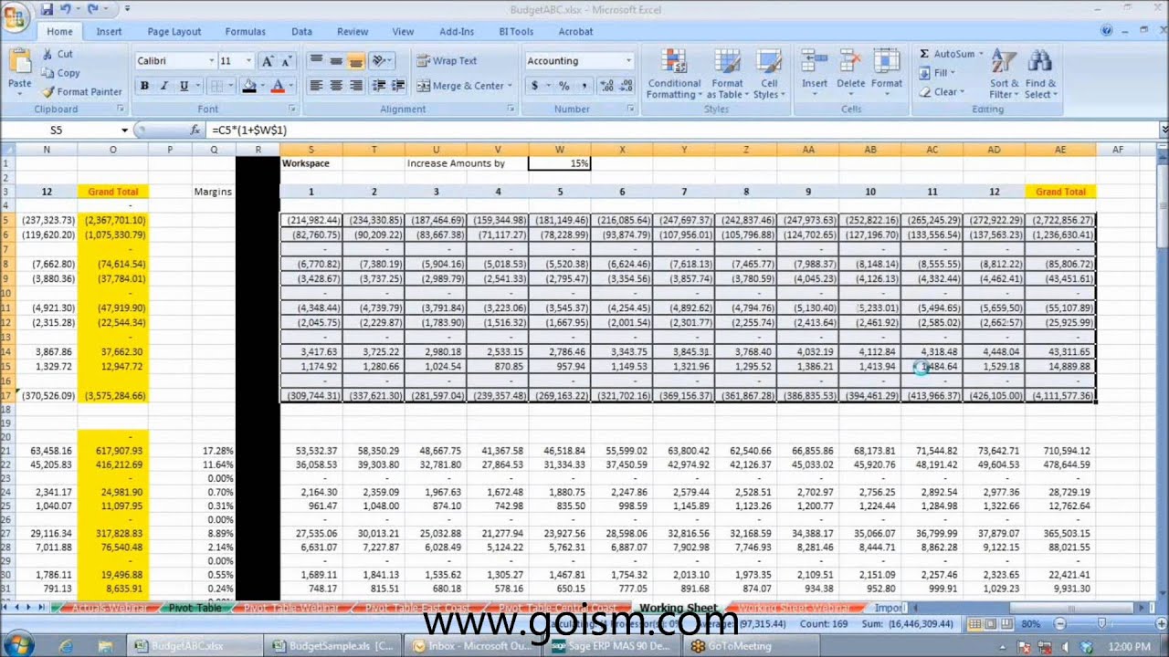Budgeting Tools for Sage 100 ERP - YouTube