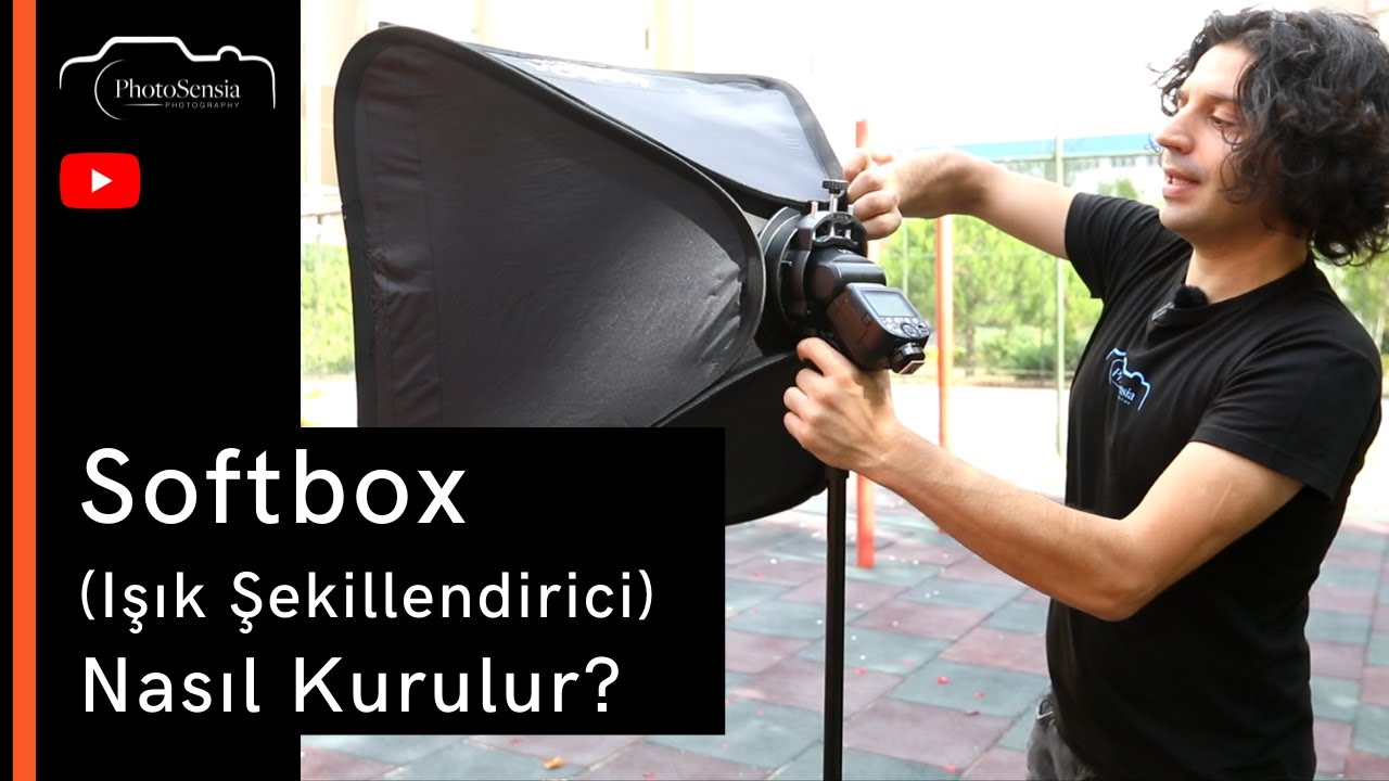 4 Dakikada Softbox / Işık Şekillendirici Nasıl Kurulur? Kolay ve Pratik - YouTube