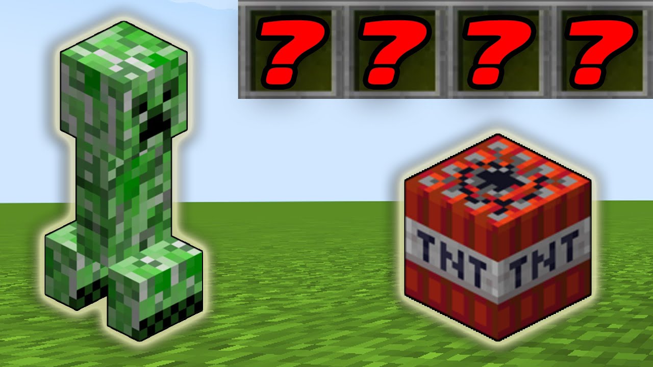how to explode creeper and tnt? - YouTube