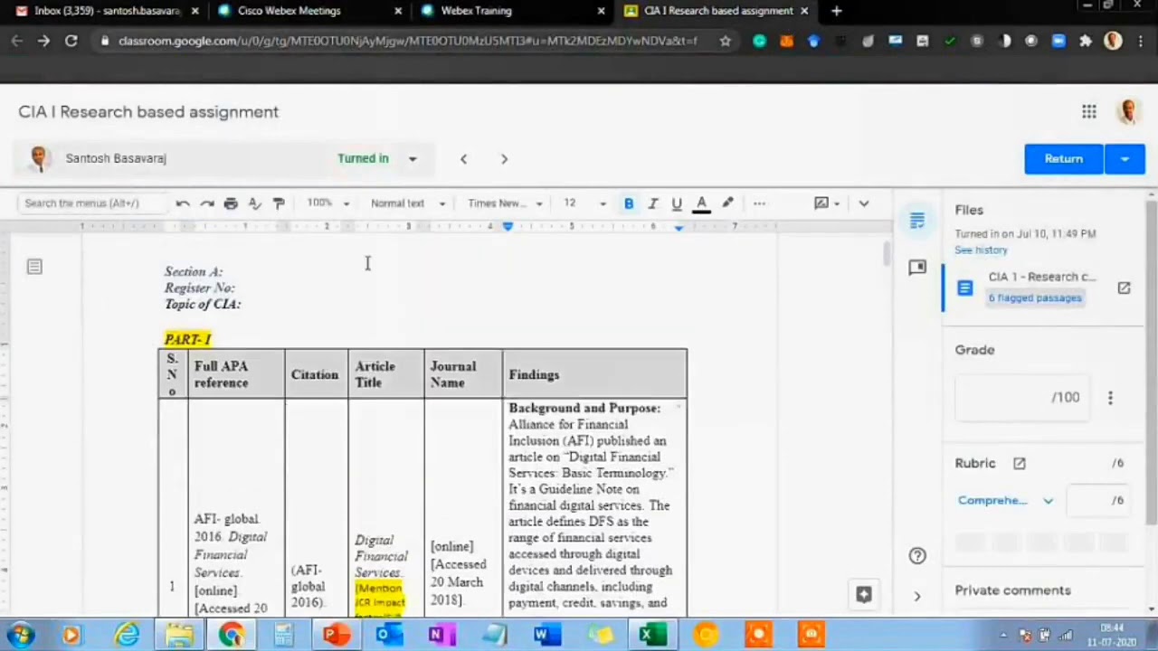 Originality report in Google classroom - YouTube