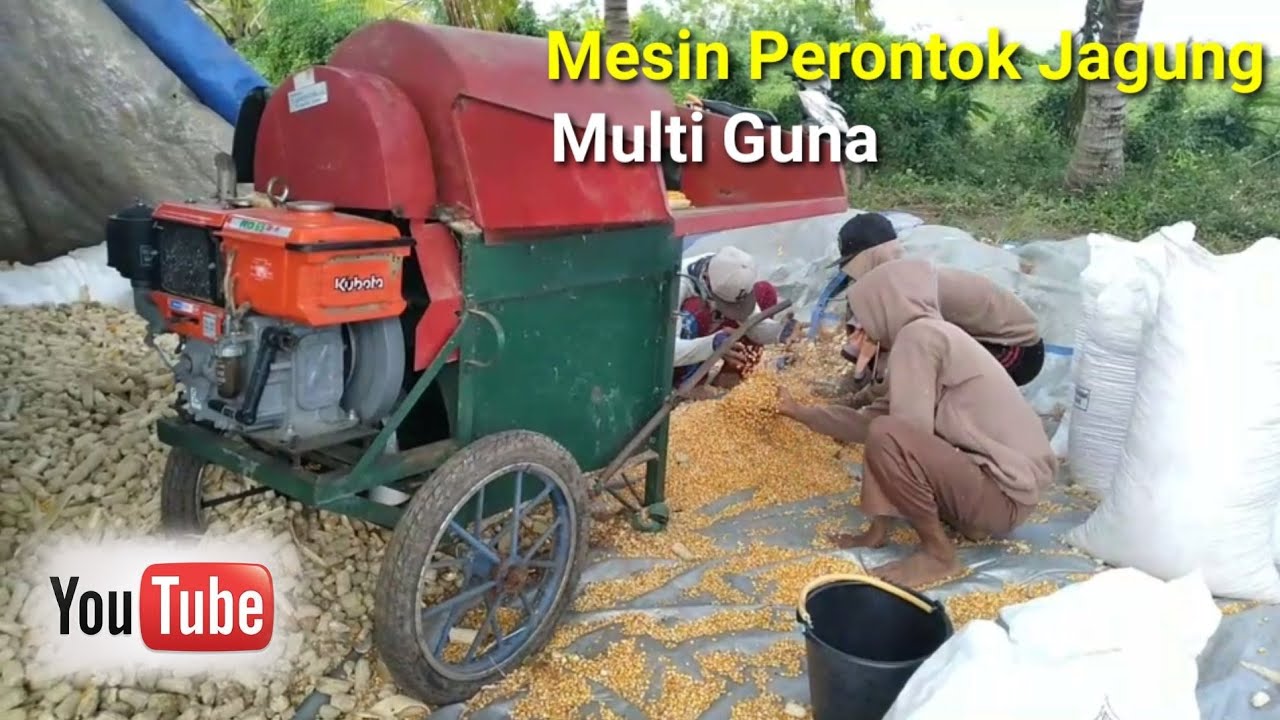 Mesin PERONTOK JAGUNG Multi Guna.. - YouTube
