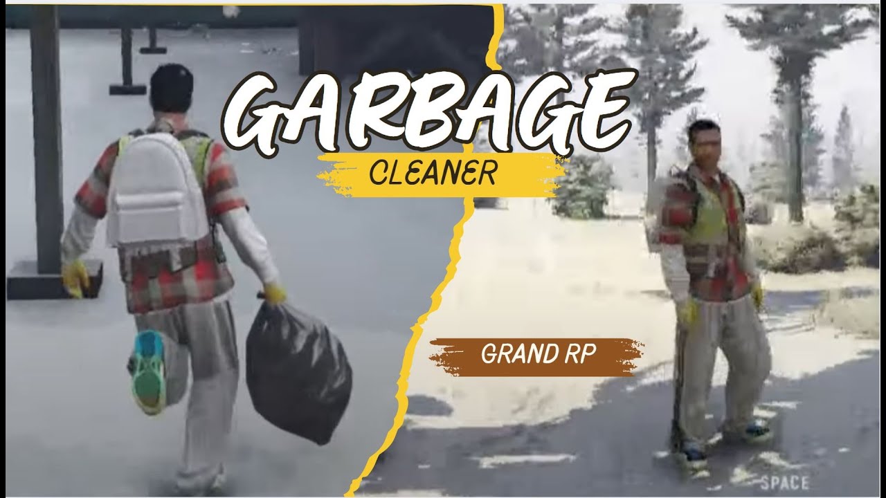 GTA V Grand RP #5 Garbage Cleaner - YouTube