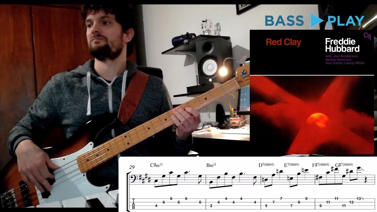 Freddie Hubbard - Red Clay | Bass Play (Bass Cover) - YouTube