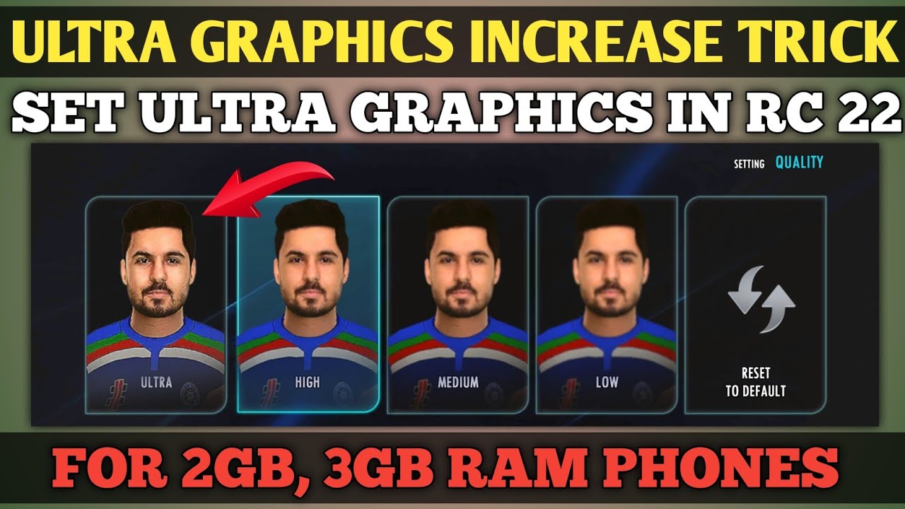 Real cricket 22 graphics problem solved | get ultra graphics in RC 22 ...