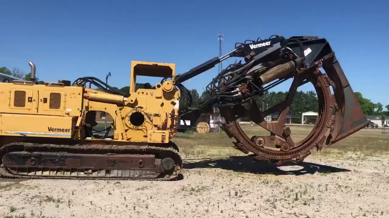 Mitchell & Hopper Vermeer T655 Bucket Wheel Trencher - YouTube
