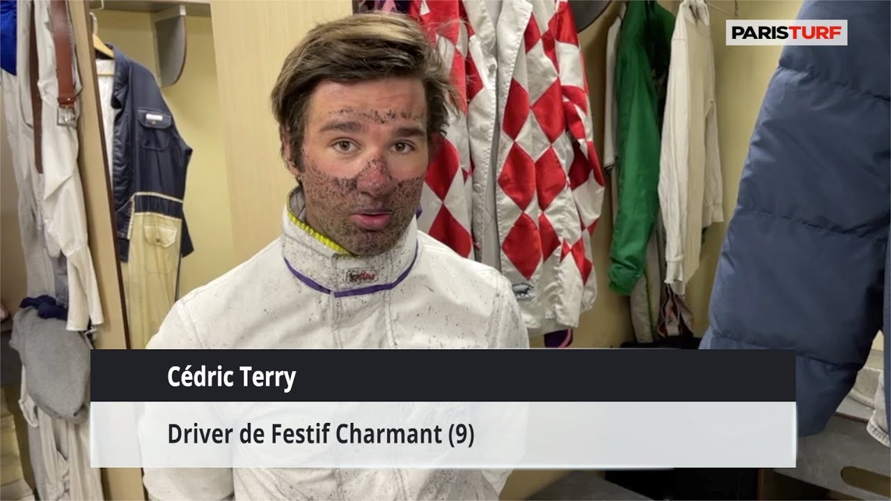 Cédric Terry, driver de Festif Charmant (30/03 à Salon-de-Provence) - YouTube