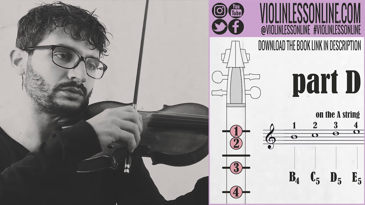 #04 Seviyorum Seni - (Part D) Violin Song Tutorial - YouTube