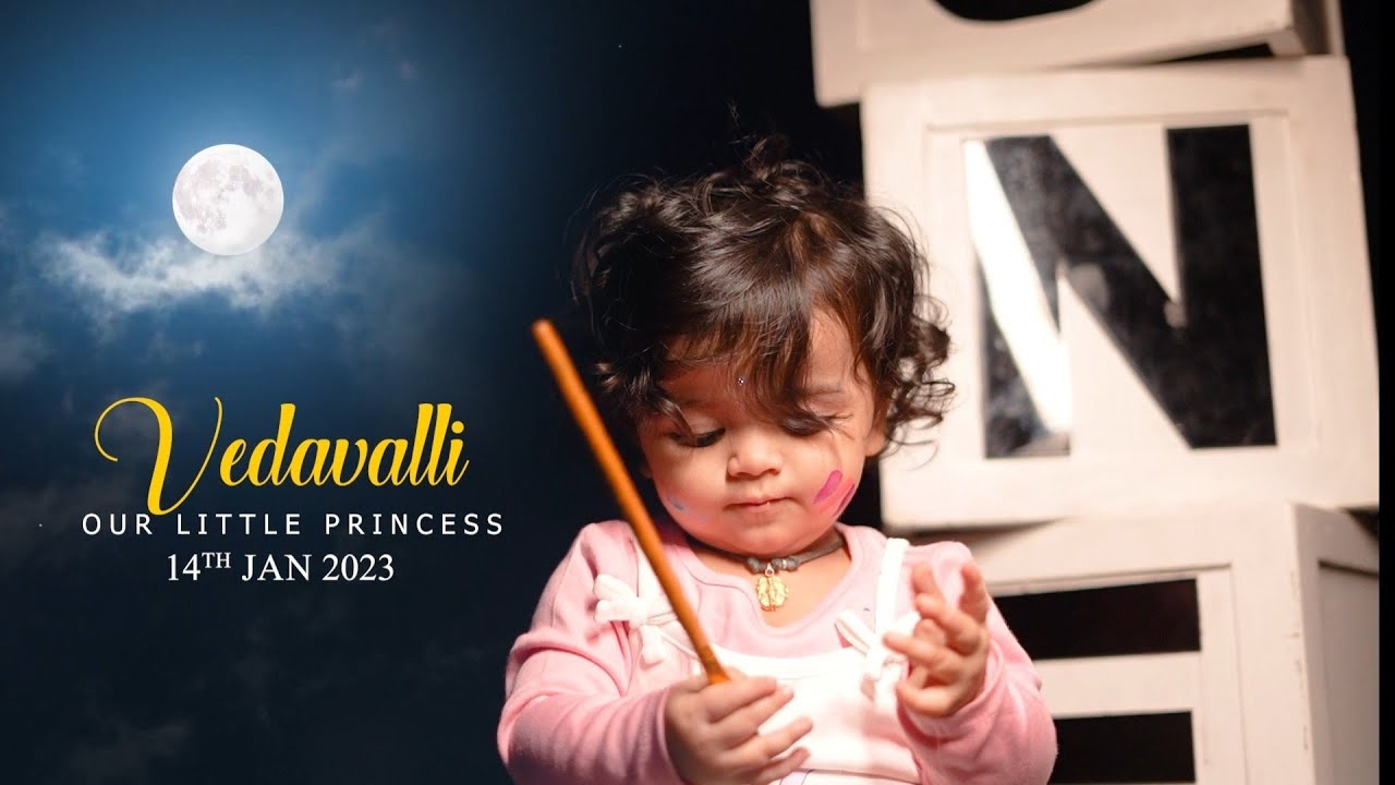 Vedavalli's 1st Birthday Invitation || 14-Jan-2023 || Vedhu - YouTube