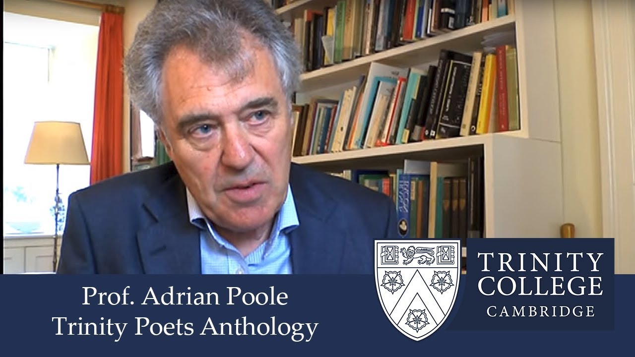 Prof. Adrian Poole - Trinity Poets Anthology - YouTube