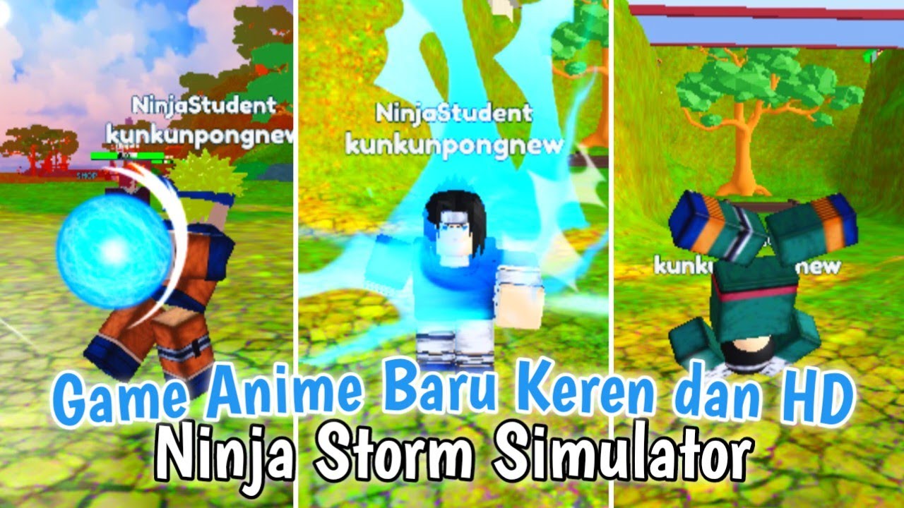 Game Anime Baru Keren dan Hd - Ninja Storm Simulator Roblox Indonesia ...