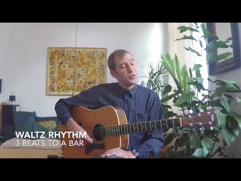Rhythm No. 3 - The Waltz strumming pattern. 3 beats to a bar - YouTube