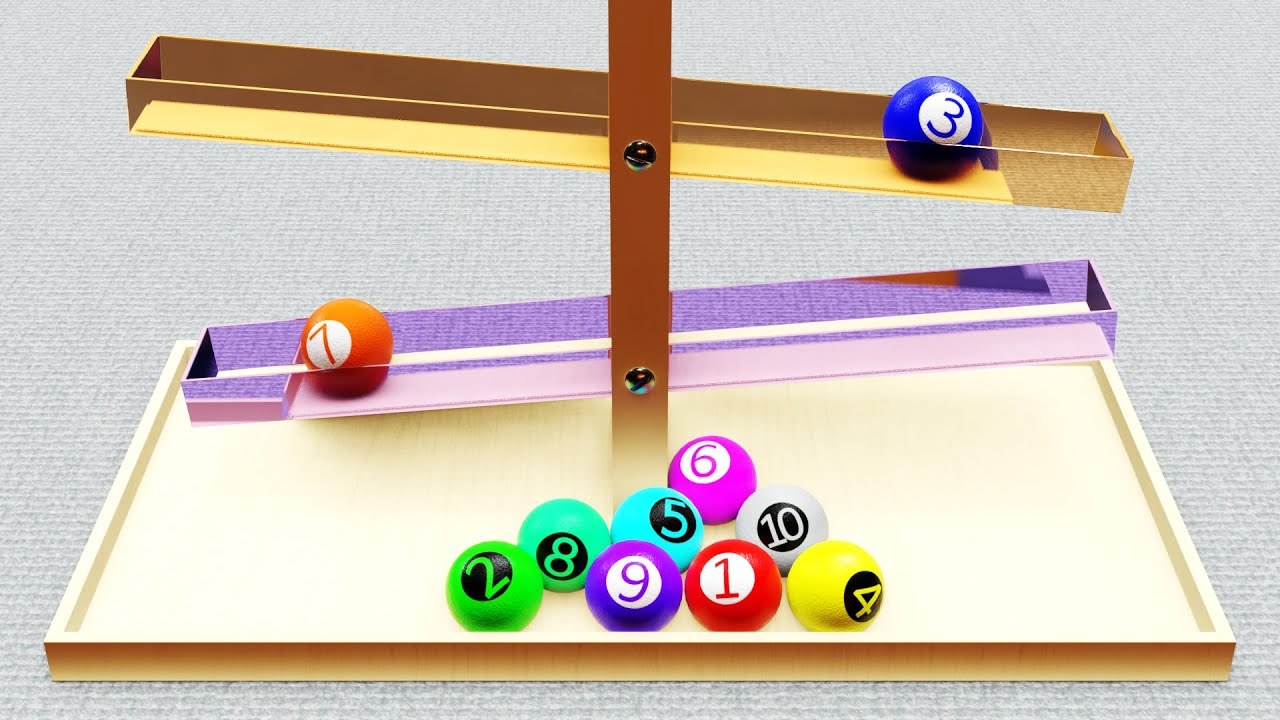 Fun Preschoolers Games: Track the Ball & Learn to Count! - YouTube