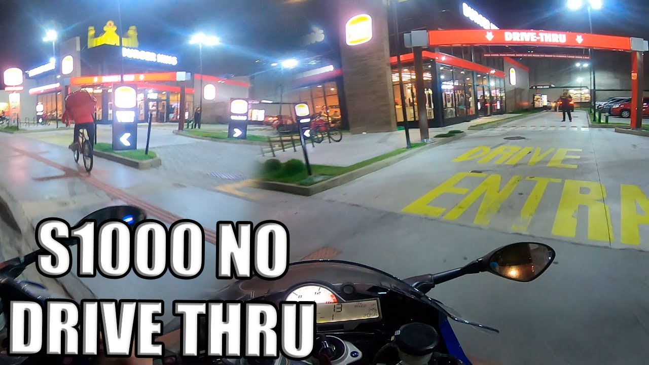 FUI DE S1000 NO DRIVE THRU DO BURGER KING - YouTube