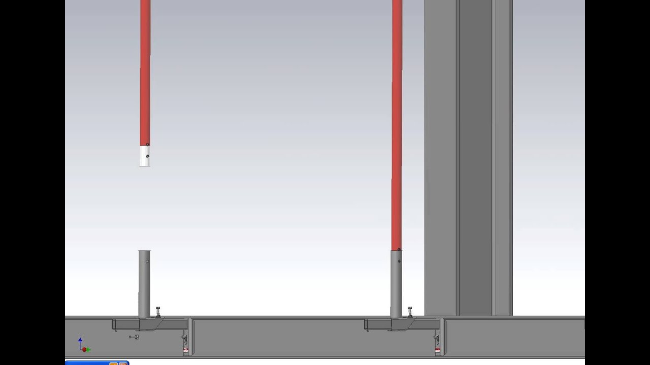 COMBISAFE - Flexi Attachment on a steel frame structure - YouTube