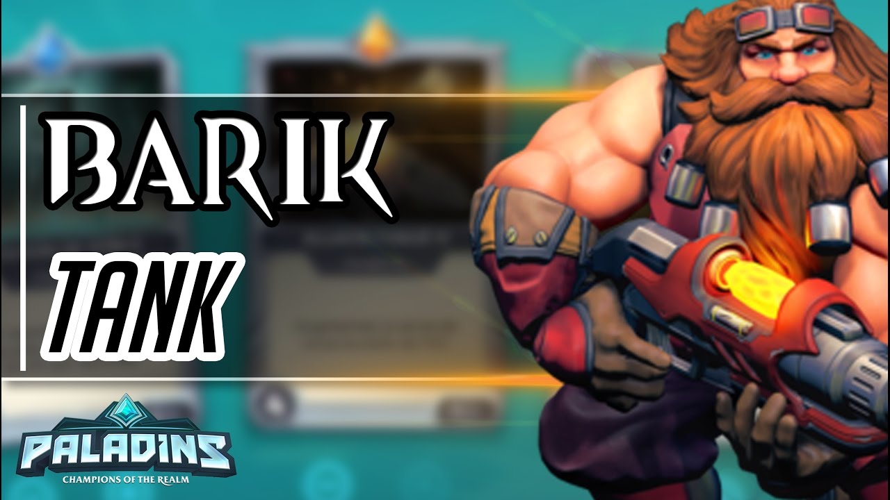 Barik - Tank - deck/build || Paladins - YouTube