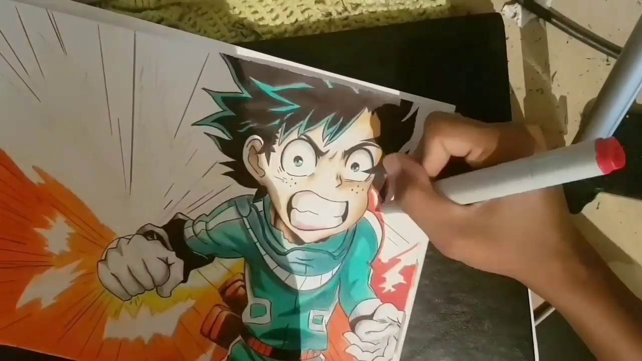 Speed Drawing Midoriya Izuku ( BOKU NO HERO ACADEMIA) # ...
