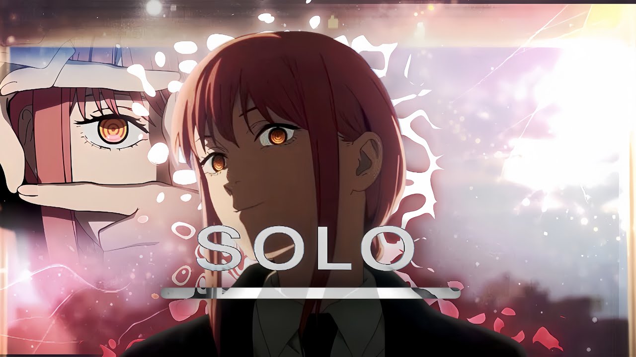Solo 💫🙌 - “Makima” Chainsaw Man “Raw/Typography” -[Edit/AMV]- Alight Motiong Free Project File ...