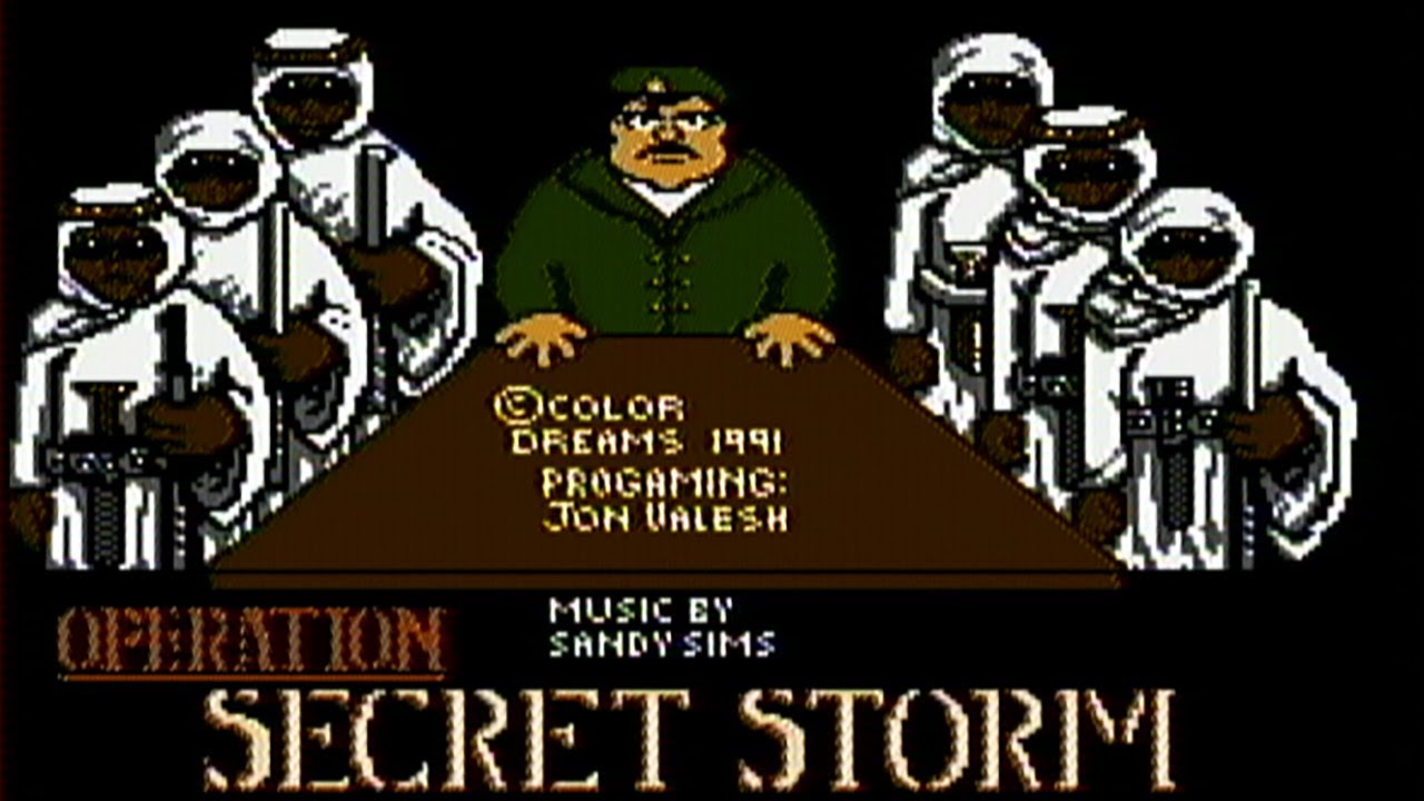 Operation Secret Storm (Color Dreams, 1991) - NES Gameplay - YouTube