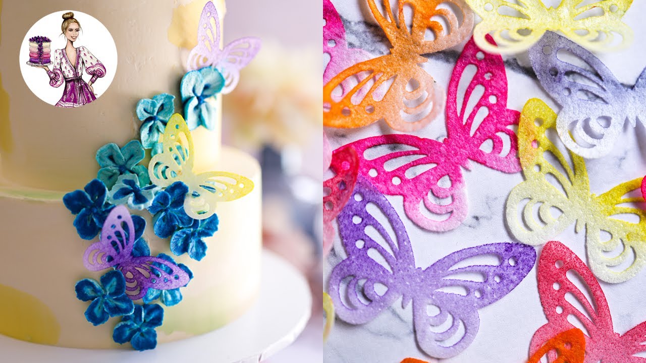 Learn How To Make Easy Beautiful Rice Paper Butterflies YouTube learn-how-to-make-easy-beautiful-rice-paper-butterflies-youtube