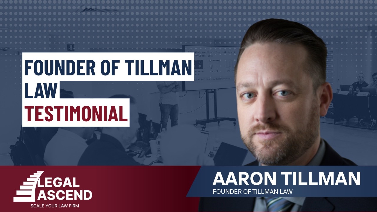 Founder of Tillman Law- Aaron Tillman Testimonial - YouTube