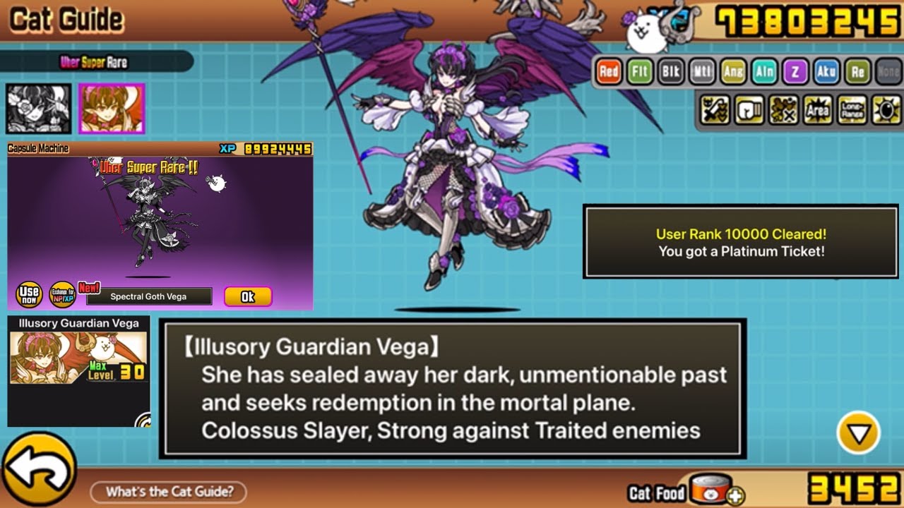 Battle Cats: Girls and Monsters New Uber - Goth Vega - YouTube