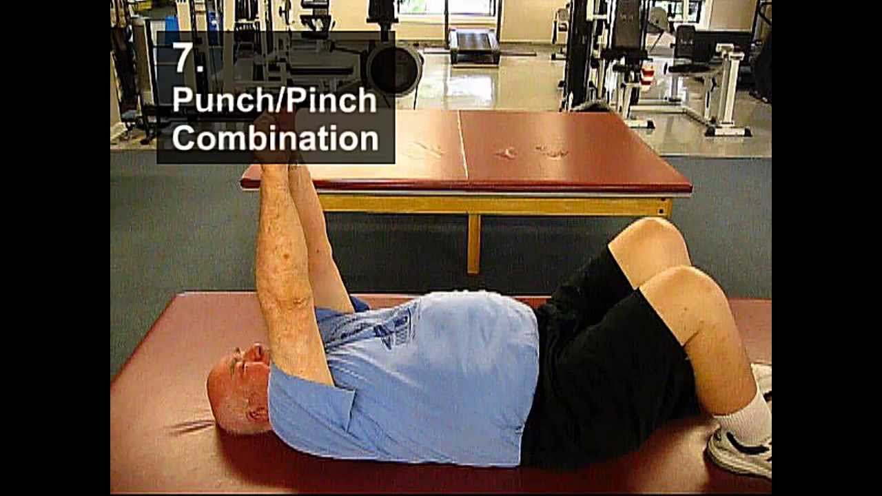 Fall Prevention Exercises (Posture Series) - Punch/Pinch Combination ...