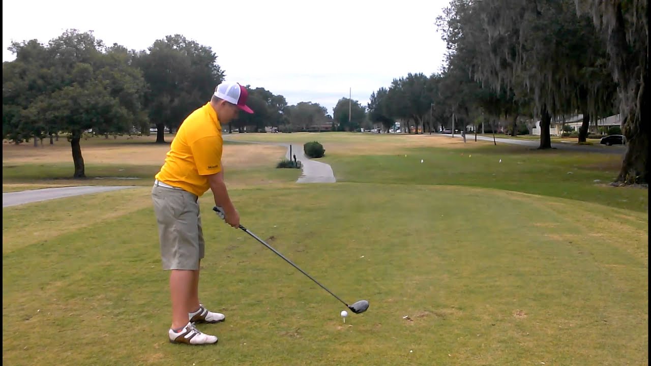 Justin Cranford Hitting Driver on #11 at Bartow Golf Course - YouTube