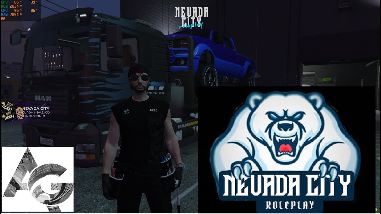 FIVEM NEVADA CITY - i5 - 16RAM - GTX 1060 3gb #14 - YouTube